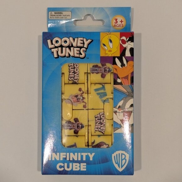Warner Bros. | Toys | New Looney Tunes Wb Yellow Infinity Cube Fidget ...